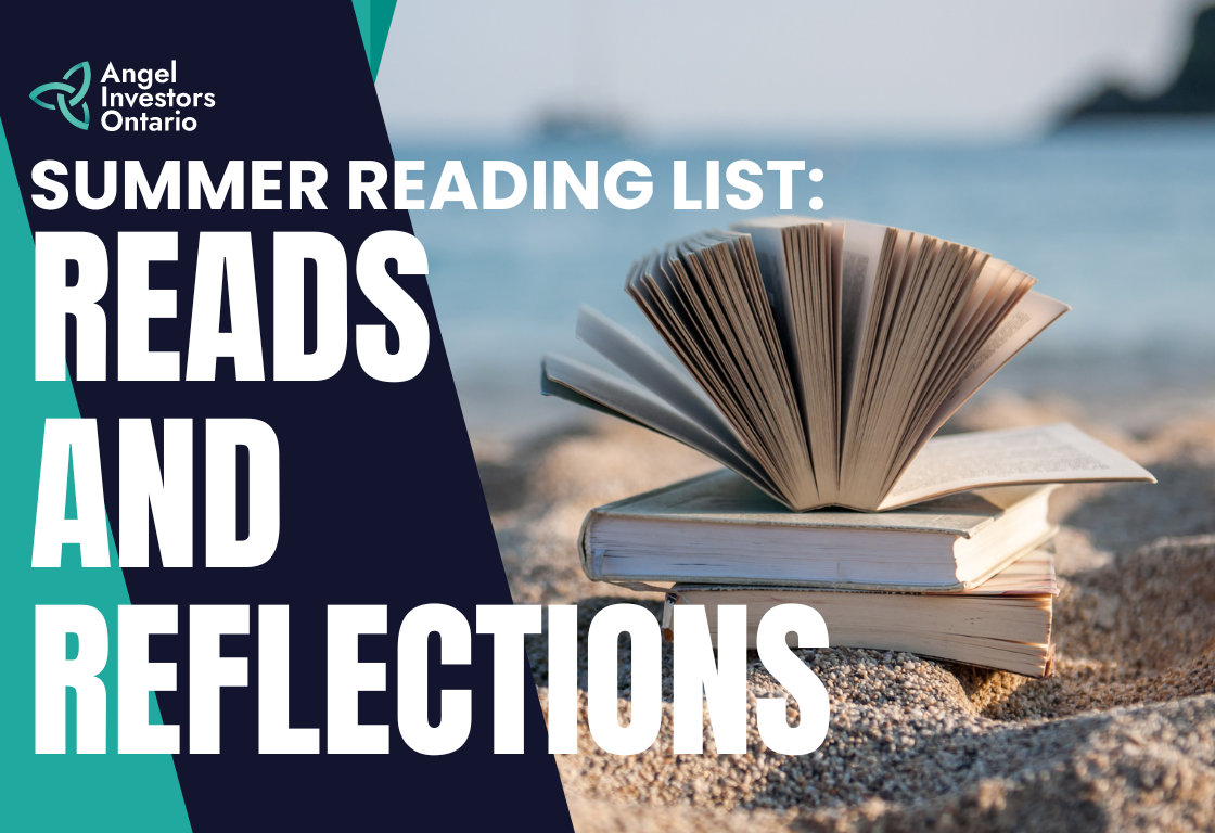 Summer reading list: reads and reflections - Angel Investors Ontario
